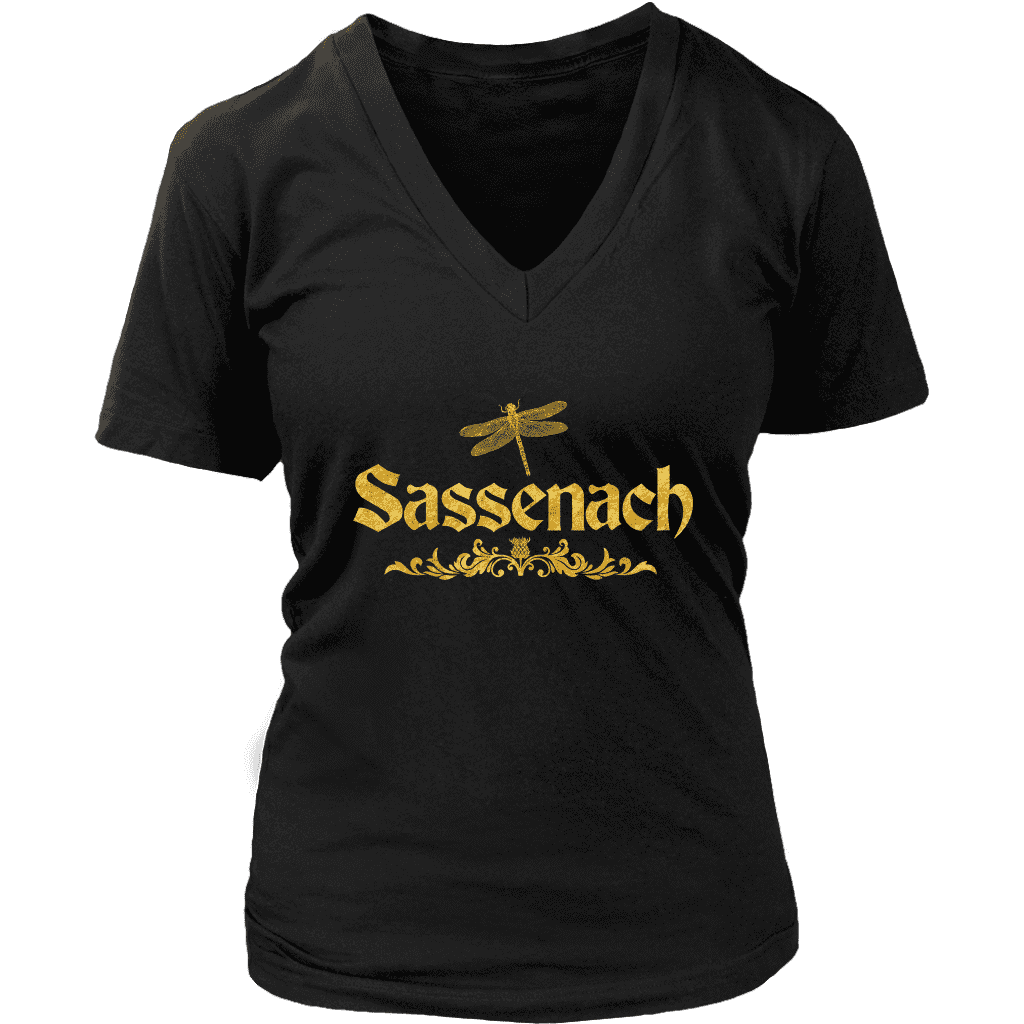 "Sassenach" V-neck Tshirt – FRA
